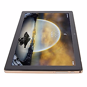 HEEPDD Office Tablet, 6GB RAM 256GB ROM US Plug 100‑240V Gaming Tablet 10.1 Inch FHD (Gold)