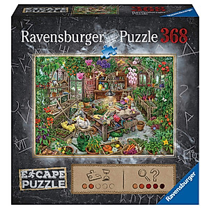 Ravensburger Escape Puzzle - The Cursed Greenhouse 368 Piece Jigsaw Puzzle for Kids and Adults Ages 12 and Up - 16530 - an Escape Room Experience in Puzzle Form