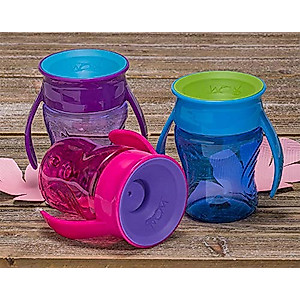 Wow Cup for Baby 360 Trainer Sippy Cup, Pink, 7 oz / 207 ml