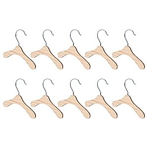 Dog Miniature Dollhouse Item Apparel Hangers- 10pcs Dog Puppy Cat Clothes Clothes Hangers No Slip Hangers for Small and Middle Dog Hanger Clothing Clothes Hanger (14x14cm)