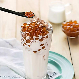 BangBoom 7 Pcs Stainless Steel Drinking Straws with Filter Spoon, Yerba Mate Bombilla, Reusable Stirring Spoon Set with 7 Pcs Cleaning Brush, for Coffee, Tea, Milk and Beverage, Soup (7 Colors)