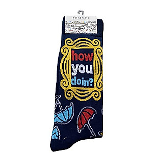 Hyp Friends TV Show How You Doin Men's Crew Socks 2 Pair Pack