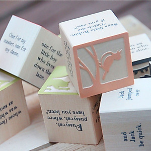 Uncle Goose Nursery Rhyme Blocks - Made in The USA