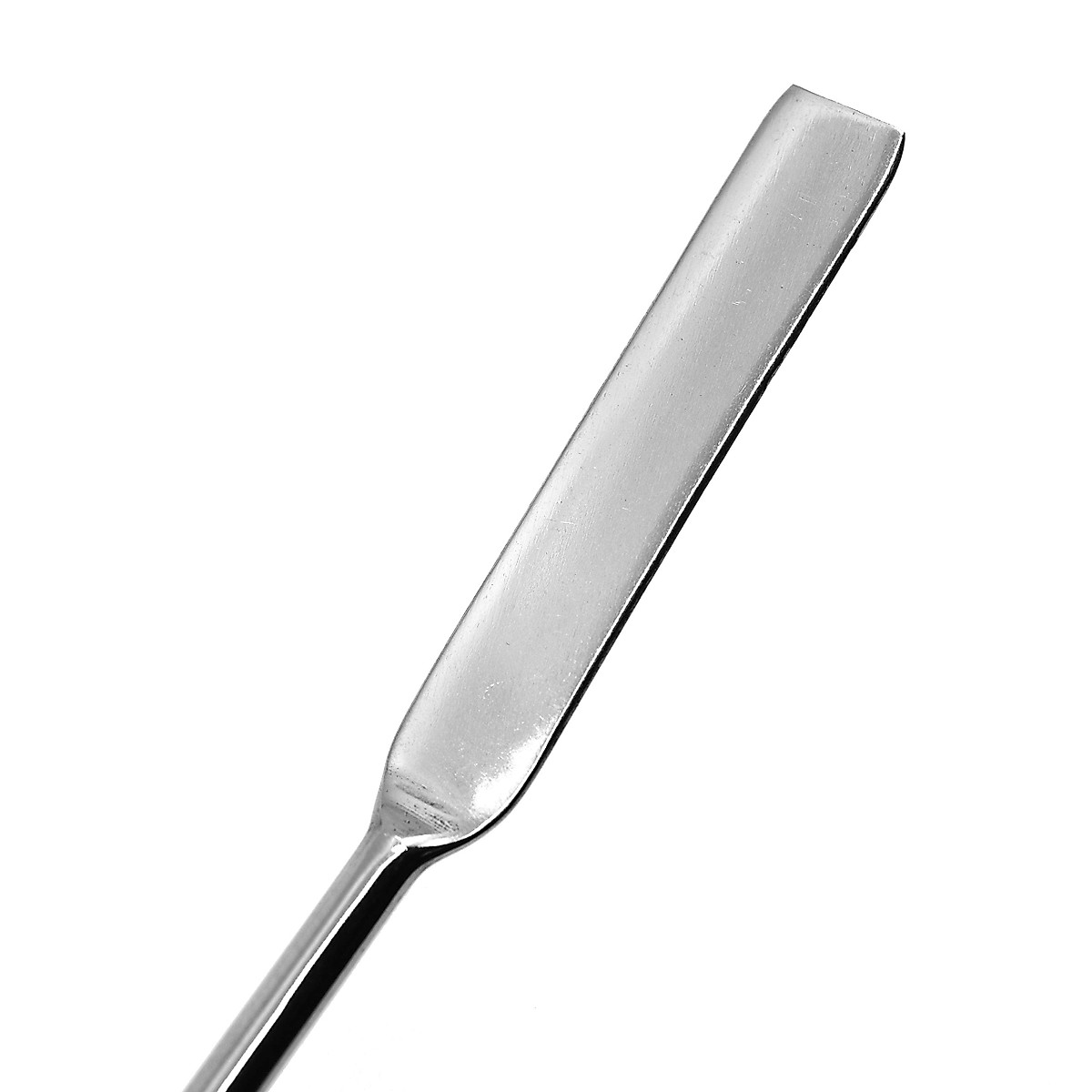 EISCO 10PK Spatula Spoons, 9" - Stainless Steel, Polished - One 0.3" Flat End, One 0.5" Scoop End