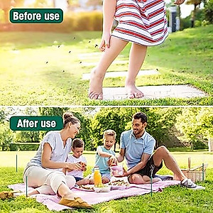 Mosquito Repellent Incense Sticks Outdoor Patio, 24pcs Citronella Incense Sticks, Deet Free Natural Organic Mosquito Barrier Mosquito Repellent Killer for Patio, Camping, Fishing