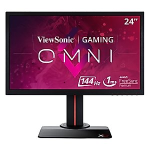 ViewSonic XG2402 24" 144Hz 1ms 1080p FreeSync, ColorX Mode Gaming Monitor HDMI, DisplayPort (Renewed)