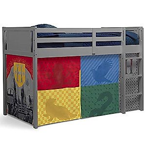 Harry Potter Loft-Bed Tent-Curtain Set for Low-Twin Loft-Bed (Bed Sold Separately) by Delta Children