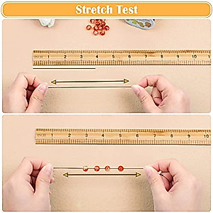 Black Elastic String for Jewelry Making, Paxcoo Bracelet String Stretch Bead Cord Stretchy String for Bracelets, Necklaces, Jewelry Making and Beading Supplies