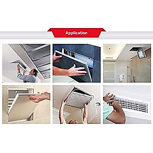COOLOUS Access Door 18 x 18inch Steel Access Panel Removable Door for Wall/Ceiling Application (Lock and Key) with Frame