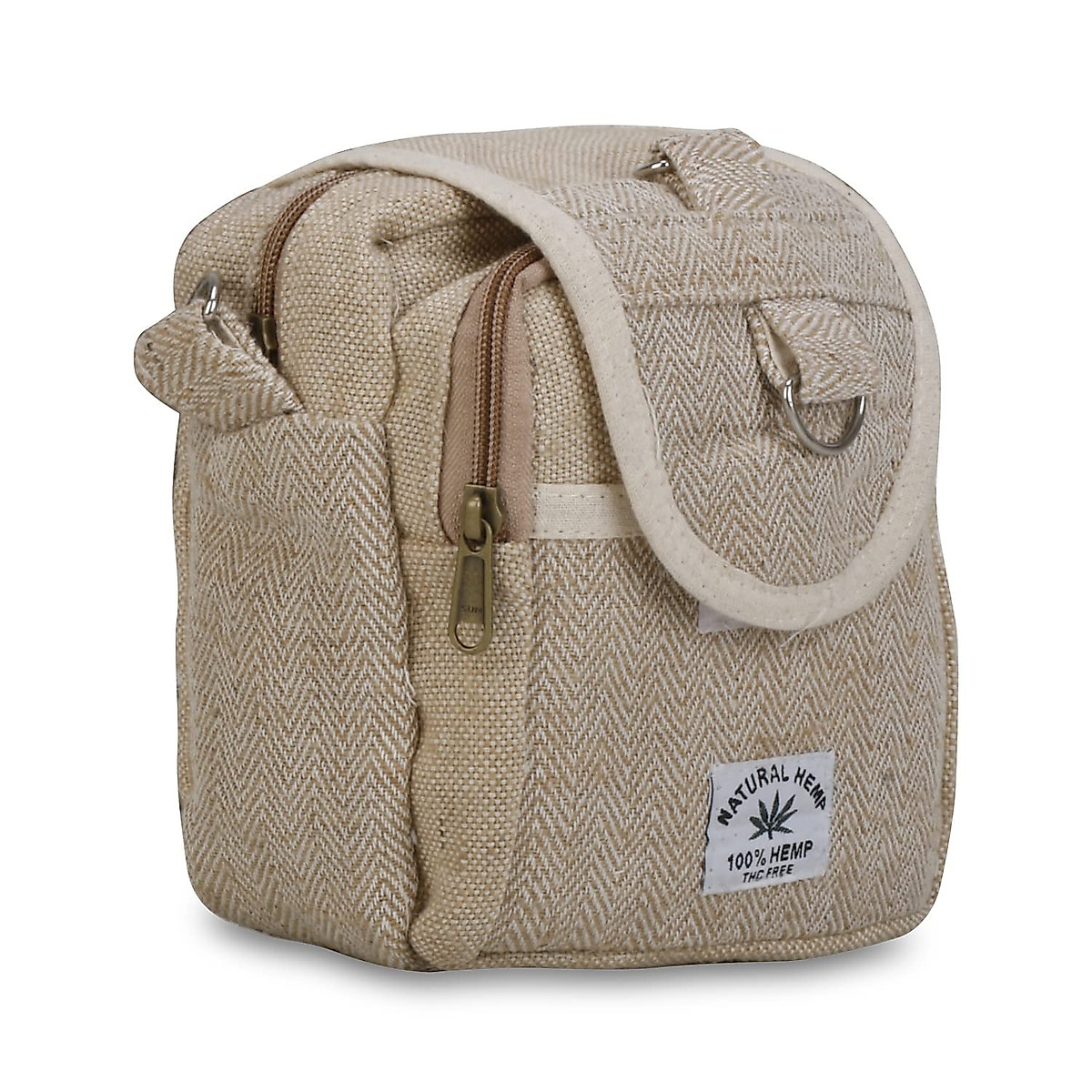 Suman Enterprises Pure Hemp Bag Handicraft Stylish Sling Bag Elegant Style Bag For Travel & Walk(White)