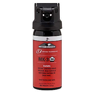 Defense Technology First Defense OC Stream MK-3 .2% Solution White Band Pepper Spray (1.47-Ounce)