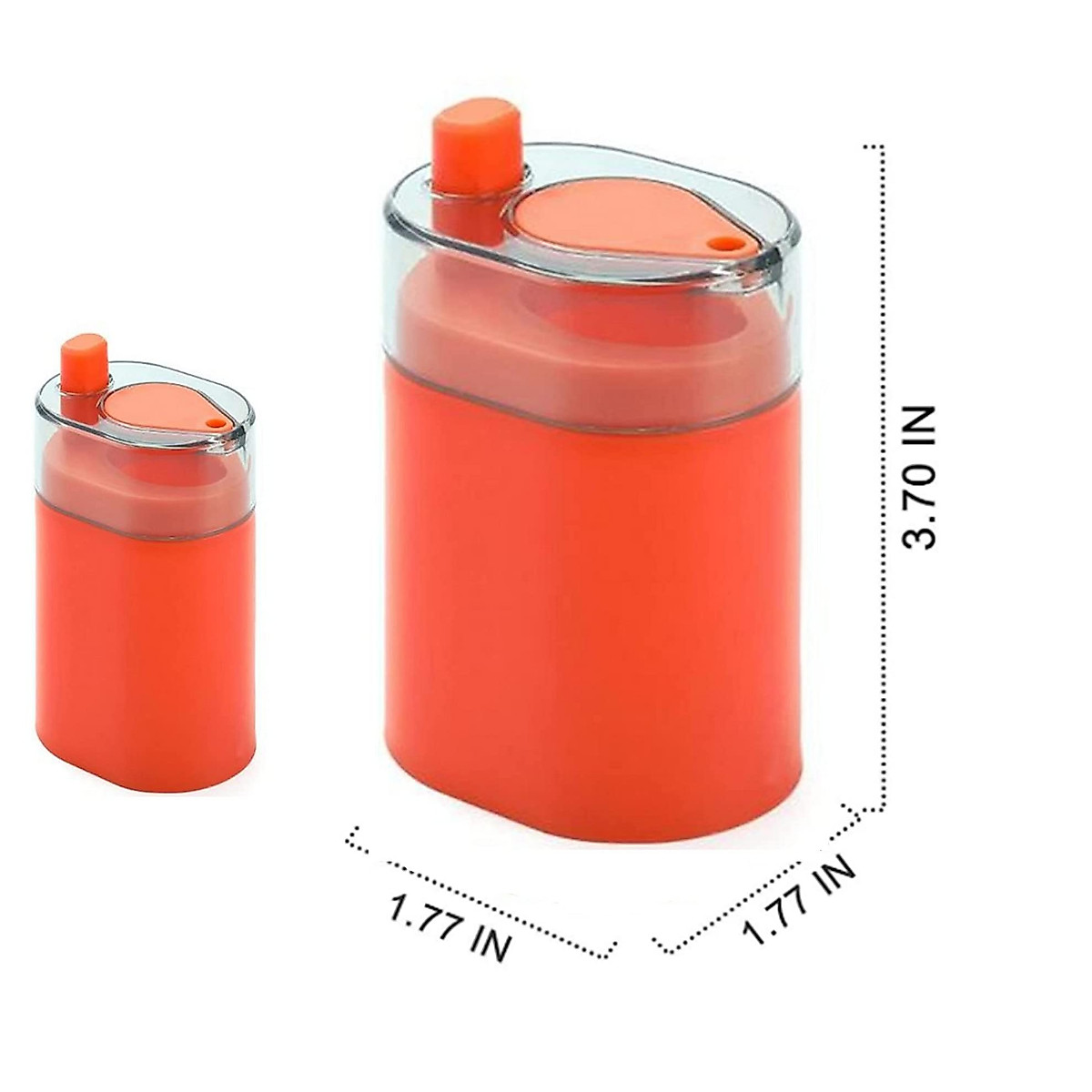 Syart Toothpick Holder Dispenser Pop-Up Automatic Toothpick Dispenser for Kitchen Restaurant Thickening Toothpicks Toothpicks for Appetizers Toothpicks for Appetizers Toothpick Storage Box (orange