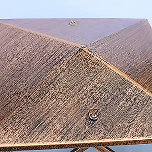 MODEBHD Continental Waterproof Table Lamp Column Lamp Square Glass Aluminum Courtyard Gate Bollard Lamp Street Post Light Garden Villa Outdoor Lights E27 Decoration Landscape Floor Lamps