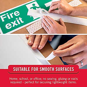 VELCRO Brand – 30 ft Sticky Back Hook and Loop Fasteners – Peel and Stick Permanent Adhesive Tape Keeps Classrooms, Home, and Offices Organized – Cut-to-Length Roll | 3/4 in Wide | Black, (91137)