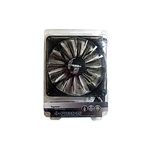 Bgears b-PWM 140-Black 2 Ball Bearing Blue LED Fan with High Speed Extreme Airflow