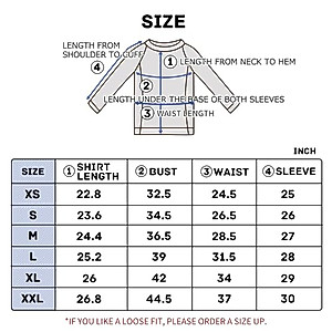 Actleis Women's Long Sleeve Rash Guard UPF50+ UV Sun Protection Quick Dry Swimming Surfing Shirts M Black