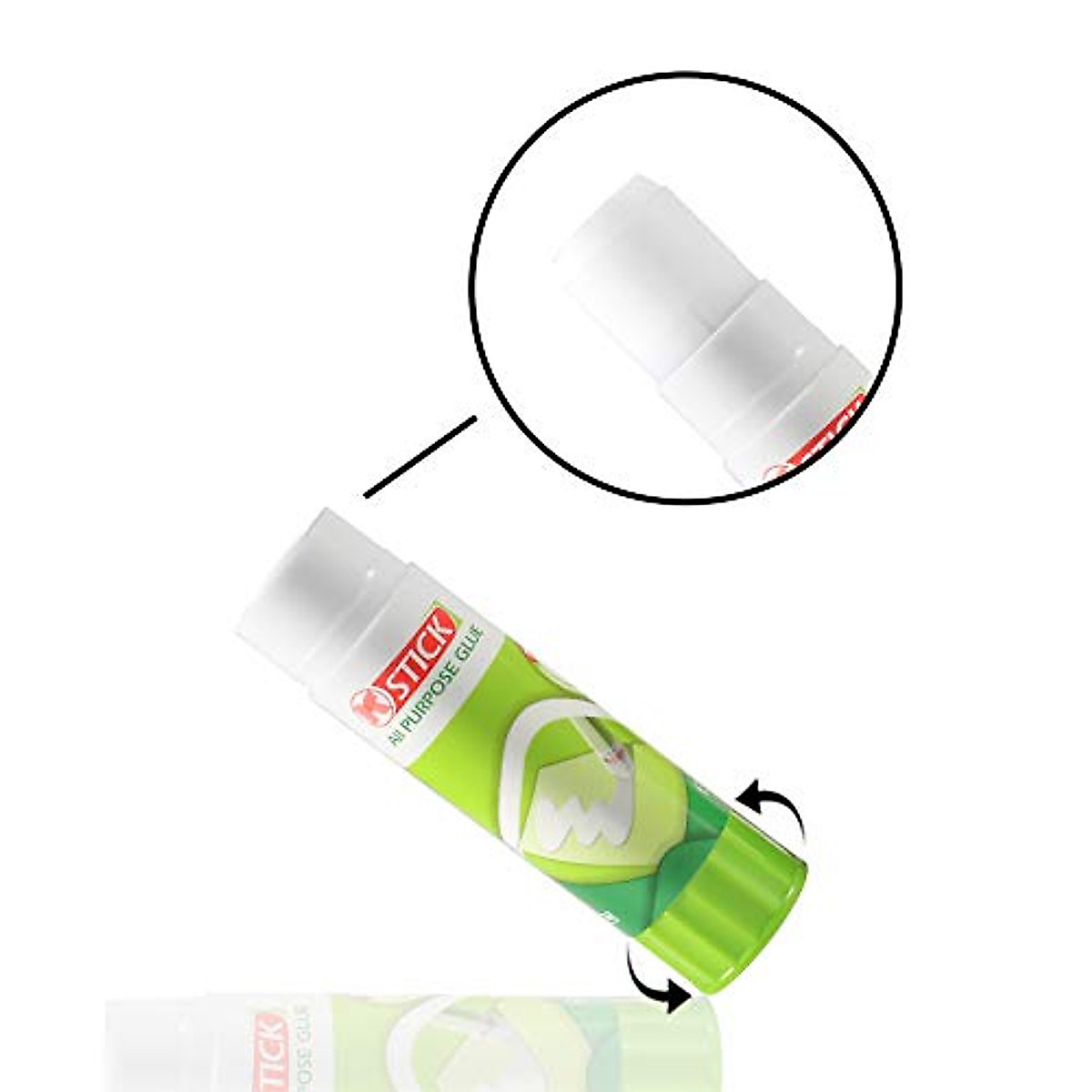 3D Printer Glue Sticks, Aitrip 2Pcs Solid Stickers for 3D Printer Hot Bed Print Filament PLA ABS PET PETG and Other More