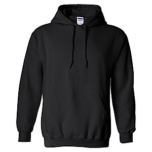 Gildan G185 Heavy Blend Adult Hooded Sweatshirt - Black - 4XL