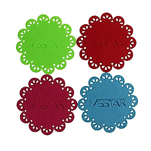 NSSTAR Belly Dancing Finger Zills Finger Cymbals 2 Pairs / 4 Pcs