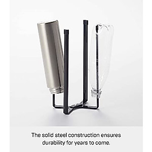 YAMAZAKI home 6785 Kitchen Multi Eco Stand-Multifunctional Plastic Bag Holder, One Size, Black