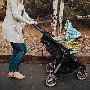 Funny Horse Baby Car Seat Covers, Nursing Cover Breastfeeding Scarf/Shawl, Infant Carseat Canopy, Stretchy Soft Breathable Multi-use Cover Ups, Farm Animals with Sunflower on Retro Wooden