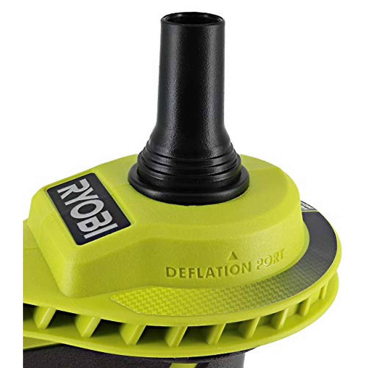 Ryobi P738 18V One+ Lithium Ion 18V One+ High Volume Power Inflator / Battery Powered Deflator for Mattresses and Recreational Inflatables (Renewed)