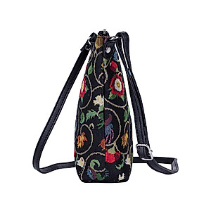 Signare Tapestry Small Crossbody Bag Sling Bag for Women with Jacobean Dream Design