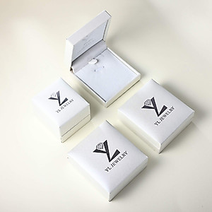 YL Initial Necklace 925 Sterling Silver Square Letter Pendant A Alphabet Necklace for Women