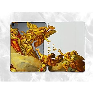 Cute Renaissance Angels Art case Compatible with iPad Mini Air Pro 7.9 8.3 9.7 10.2 10.9 11 12.9 inch Pattern Cover New 2022 2021 Trifold Stand 3 4 5 6 7 8 9 Generation 594 (8.3 Mini 6)
