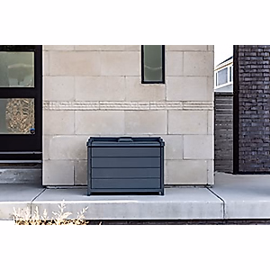 BenchSentry by Genie Package Delivery Box for Outside - Protects Packages from Theft and Weather Damage - Slate