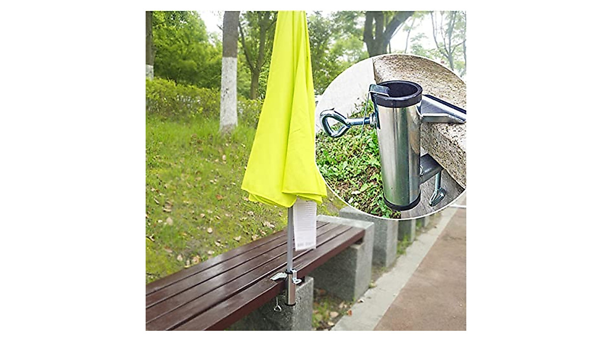 Heavy Duty Upgrade Umbrella Clamp Stand for Outdoor Use