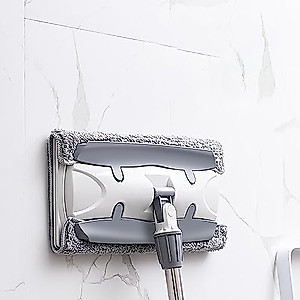 Leyeet Microfiber Floor Mop, Rotating Dust Mop with Adjustable Handle, Reusable Mop Pads, Floor Cleaner Mop or Flat Head Mop for Wood, Tiles, Marble