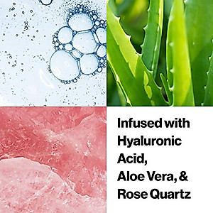 Lipstick by Revlon, Super Lustrous Glass Shine Lipstick, High Shine Lipcolor with Moisturizing Creamy Formula, Infused with Hyaluronic Acid, Aloe and Rose Quartz, 003 Glossed Up Rose, 0.15 Oz