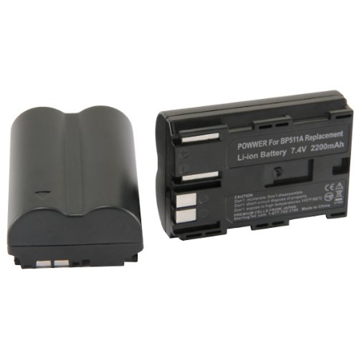 STK BP-511a BP-511 2 Pack Battery for Canon Rebel BP511a Charger DS6041 Eos 1d 10 d 30d d30 20d 40 50 50d Eos5d Eos20d Powershot g3 g5 g6 Pro 1 BG E2N Grip ZR600 BP511 Cannon Accessories CB 5L CG 580