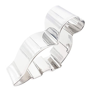 Kanntie 5-Piece Dinosaur Cookie Cutter Set with T-Rex, Baby dinosaur, Stegosaurus, Camarasaurus and Dinosaur Footprint