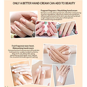 18 Pack Natural Plant Fragrance Hand Cream for Dry Hands, Moisturizing Hand Care Cream Travel Gift Set With Natural Shea Butter And Aloe For Men And Women, Travel Size Hand Lotion, Body Moisturizer Bulk Christmas Gifts (30ml)