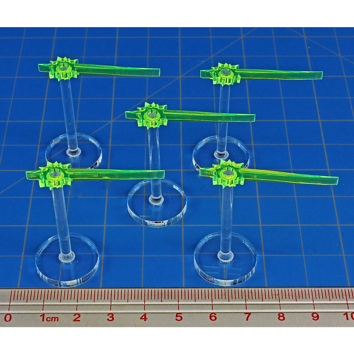 LITKO Laser Beam Stands, Fluorescent Green (5)