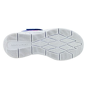 Skechers Kids Girls Microspec Max-Spiral Galaxy Sneaker, Blue/Multi, 2 Little Kid