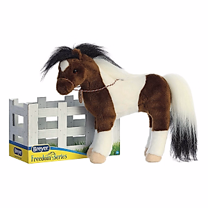 Aurora® Exquisite Breyer® Showstoppers Paint Horse Stuffed Animal - Realistic Detailing - Imaginative Play - Brown 13 Inches