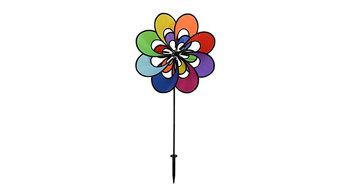 Vibrant Spectrum Double Windee Wheelz for Yard & Garden
