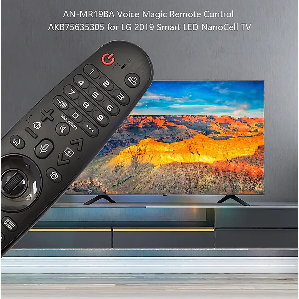AN-MR19BA MR20GA AKB75855501 AKB75635305 Voice Magic-Remote-Control Replacement for LG-Smart-TV-Remote,with Voice Recognition and Pointer Function for LG OLED UHD QNED NanoCell 4K 8K Models