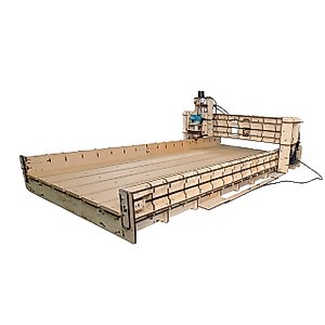 BobsCNC Quantum Max CNC Router Kit with the Router Included (50.5" x 24" cutting area and 3.8" Z travel)