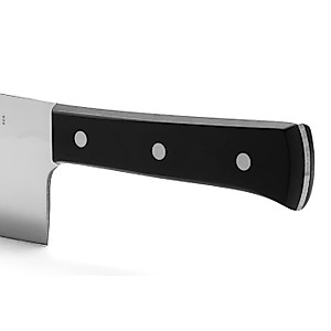 Arcos Cleaver Knife 6 Inch Nitrum Stainless Steel and 160 mm blade. 477 gr. Professional Knife for Boning. Ergonomic Polyoxymethylene POM Handle. Series Universal. Color Black