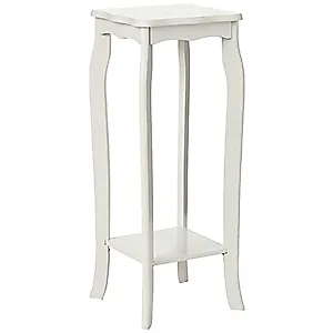 Frenchi Home Furnishing 2 Tier Plant Stand, WHITE