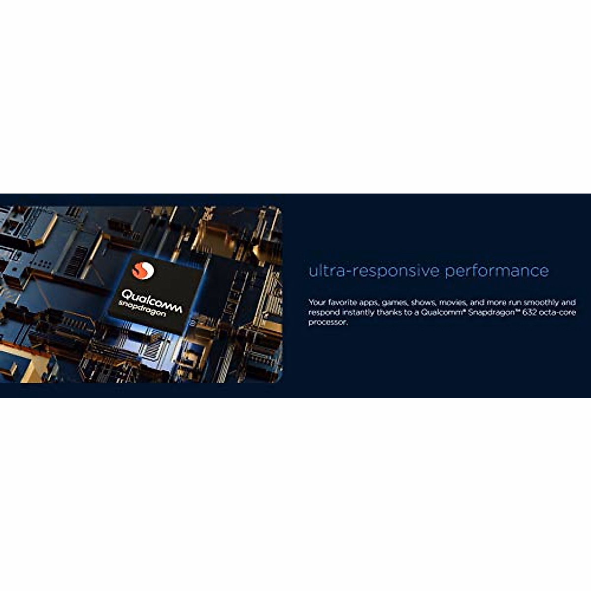 Moto E 2020 (32GB, 2GB) 6.2", Snapdragon 632, Android 10, 4G LTE Factory Unlocked XT2052-1 (Midnight Blue)