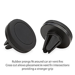 BoxWave Car Mount Compatible with Cricket Dream 5G - Minimus MagnetoMount, Magnetic Car Mount, Magnetic Car Holder