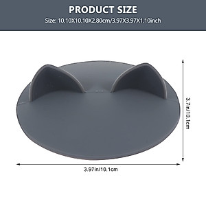 3pcs Cup Lid Silicone Lids for Cups Coffee Mug Lid Glass Coffee Tumbler Silicone Mug Cover Cup Seal Lid Glass Tea Cups Leak-proof Bottle Lid Wide Mouth Suction Bowl