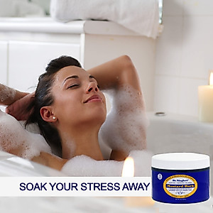 Dr. Singha's Mustard Bath Salts, Therapeutic Bath Detox - Relaxing Bath Soak for Sore Muscles, Restless Nights, Aches, Stress & Tension (8 Ounce)