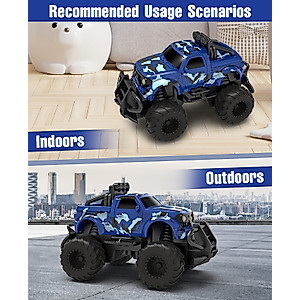 EHO Remote Control Car for Boys 3-5|4-7, Boys Toys Age 4-5 Racing Car with 2.4Ghz Monster Truck for Boys, 1/43 Mini Car Toy for 3 4 5 6 Years Old Boys Girls,Birthday Gifts Kids Toys