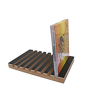 FixtureDisplays® Modern Portable Mini CD Box Holder 8 Slot Storage Organizer Media Storage Rack 18473-1PK-NPF